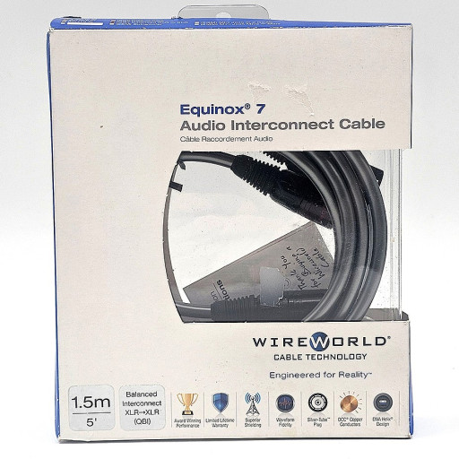 Wireworld Cable Technology Equinox 7 (XLR) 5ft/1.5m Interconnect cables